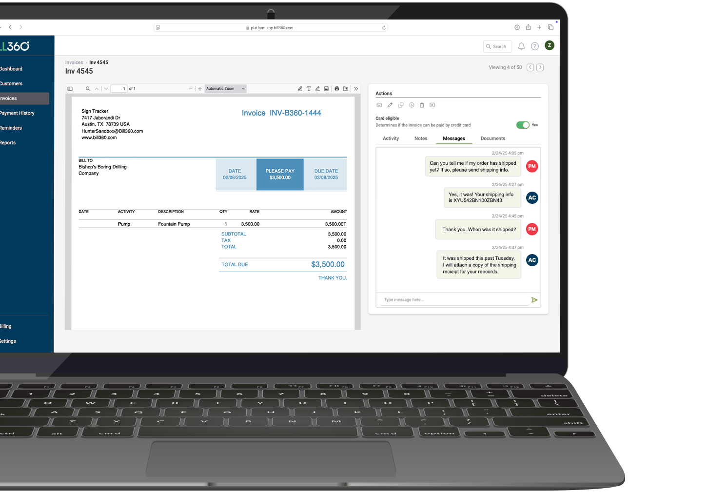Collaborative AR Management for B2B | Your Own Customer Portal